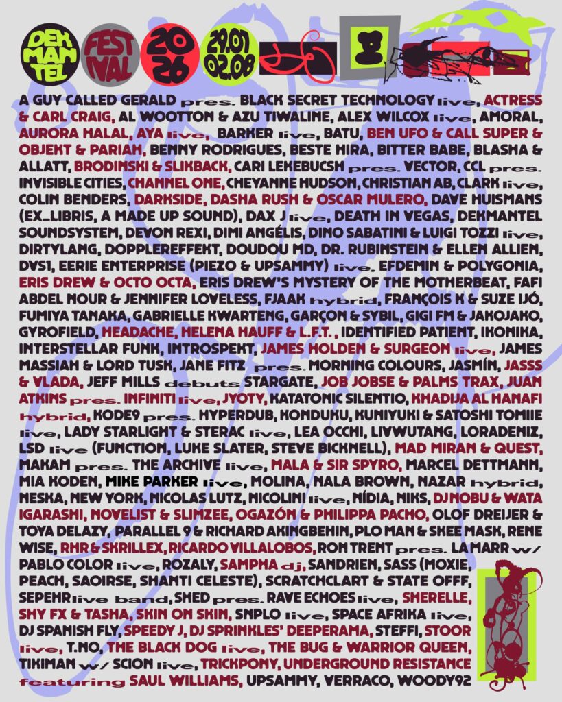 Dekmantel: Line-up für 2026 angekündigt